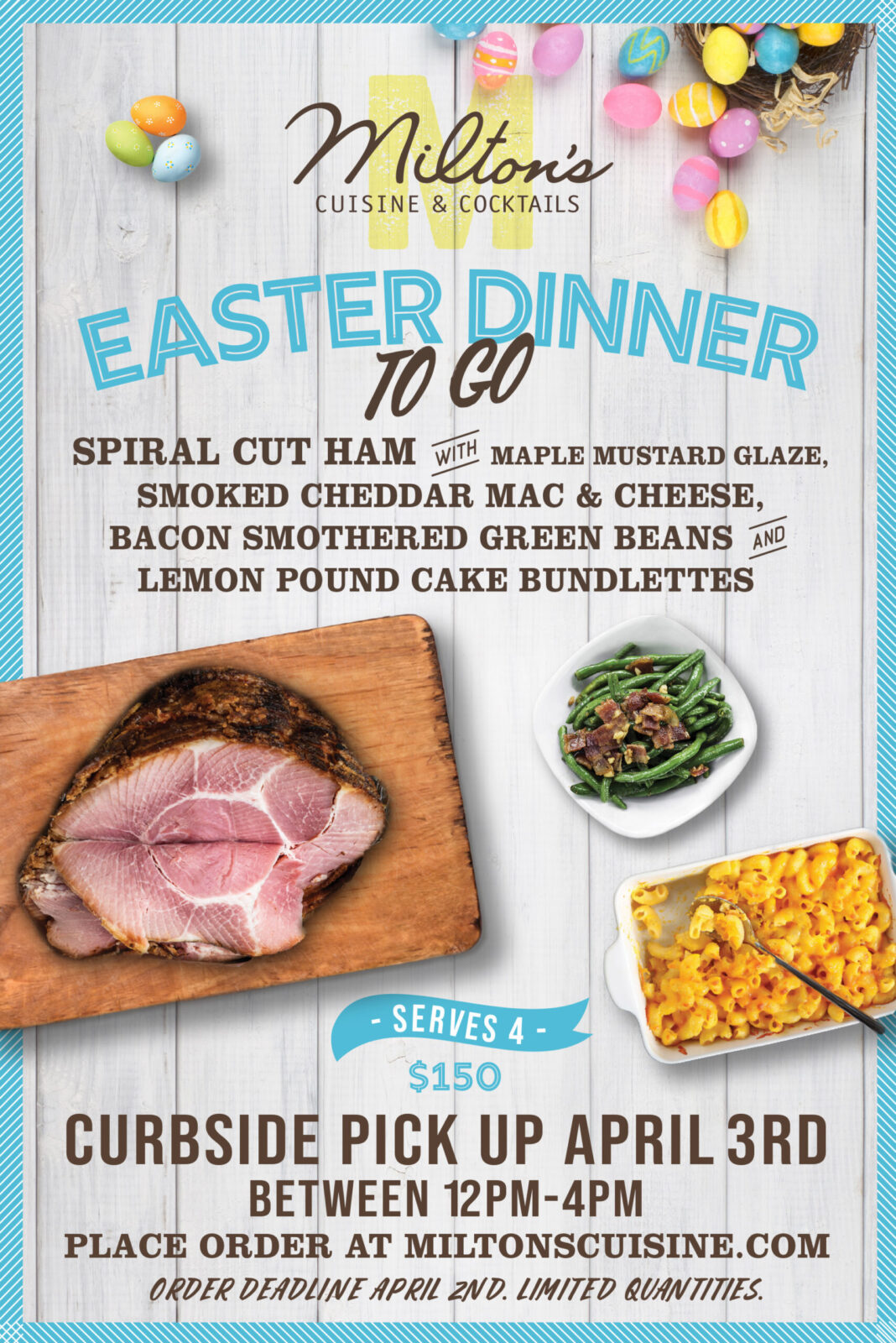 RESERVE | Miltons Cuisine